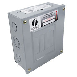 CENTRO DE CARGA 4 CIRCUITOS SOBREPONER IGESA | Avasa Acero